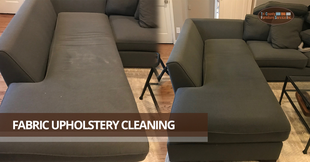Fabric Upholstery Cleaning - Tri County Furniture Service